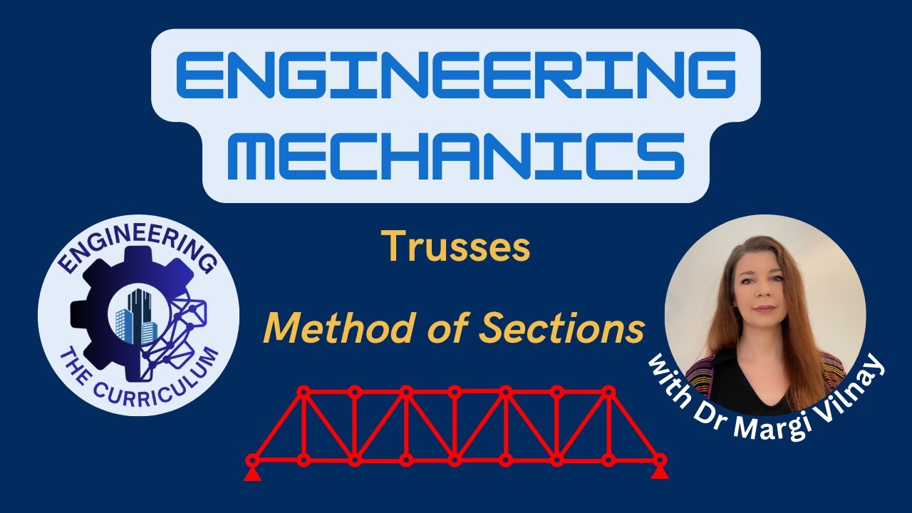 Engineering Mechanics: Truss Lecture 3 - Method of Sections Explained ...