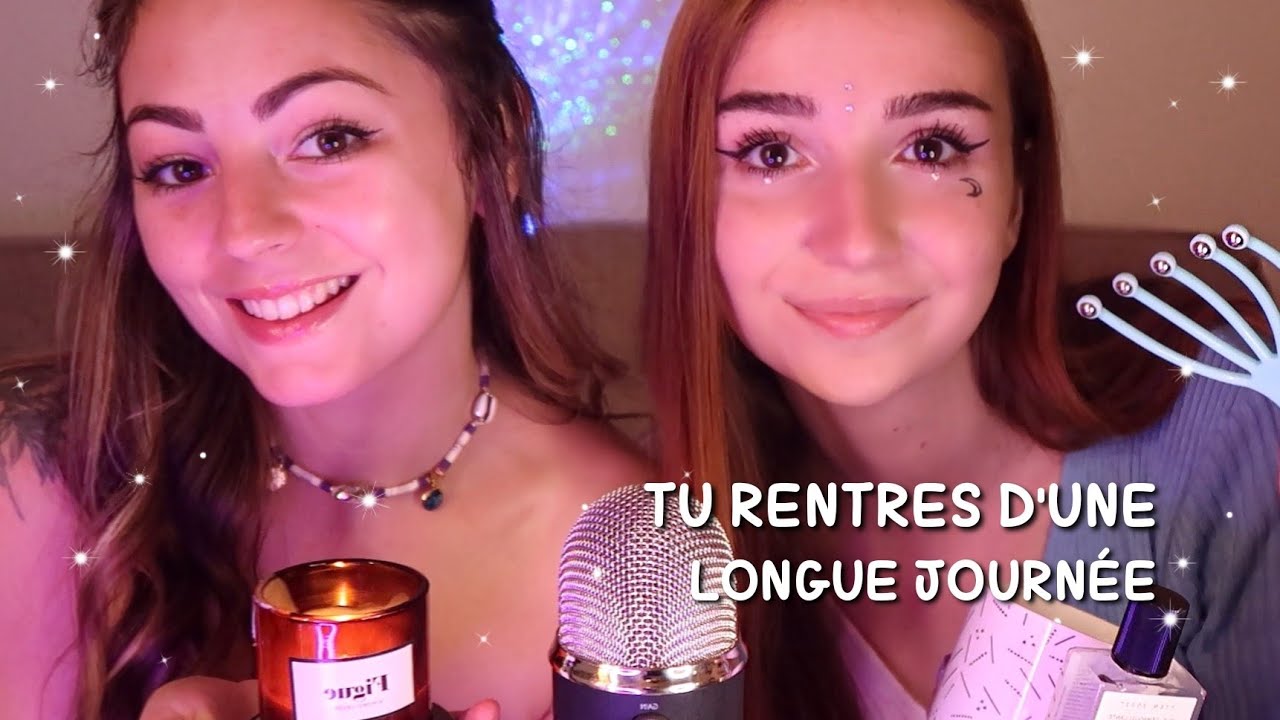 ASMR Tu as eu une LONGUE JOURNÉE ? On s'occupe de tout ! 🌸 @RoxaneASMR ...