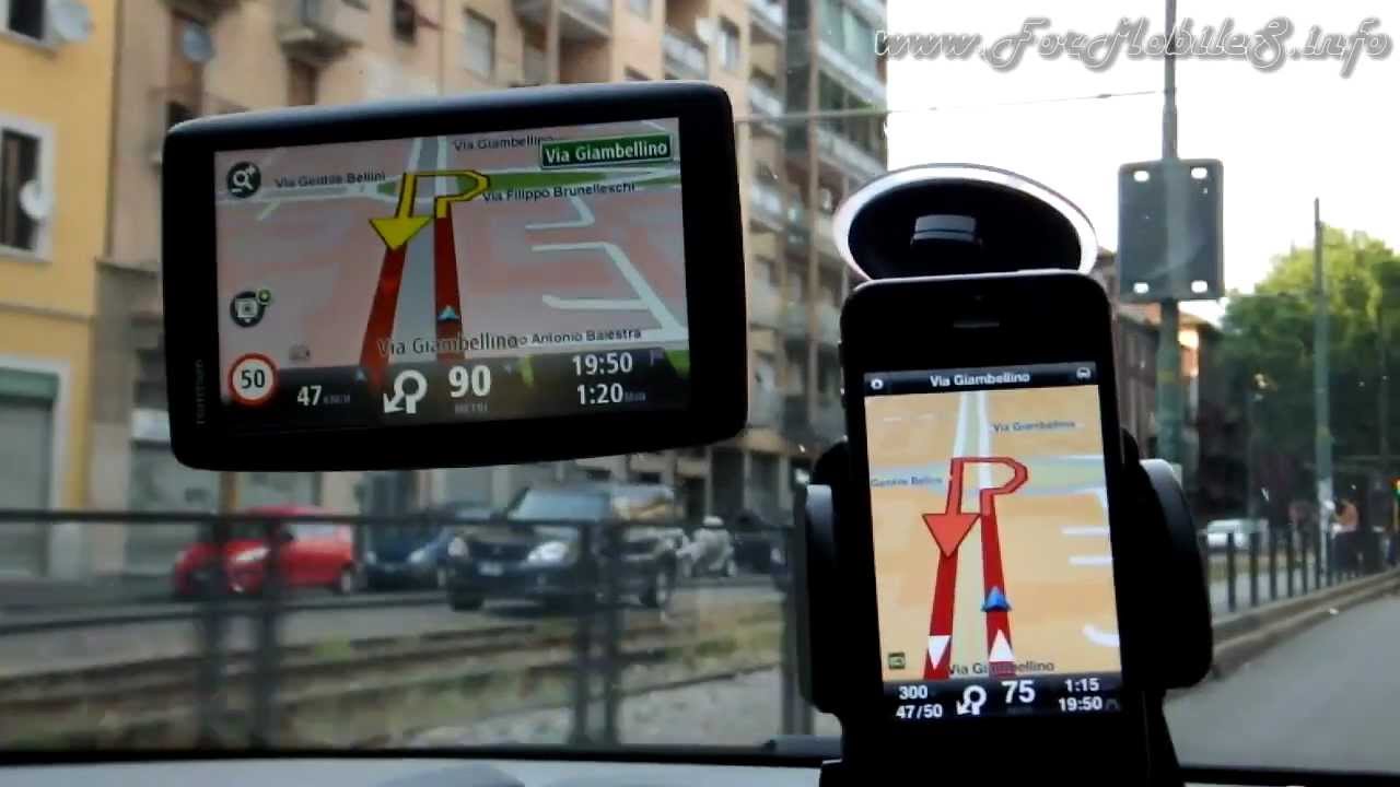 TomTom Start 60 Europe VS Apple iPhone 4S - Confronto navigazione GPS ...