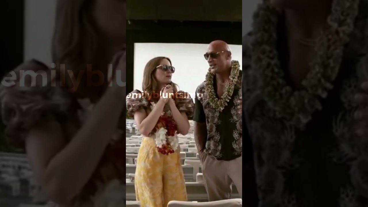 Emily blunt and the rock edit please follow emilybluntsimp on tik tok 🤩 ...