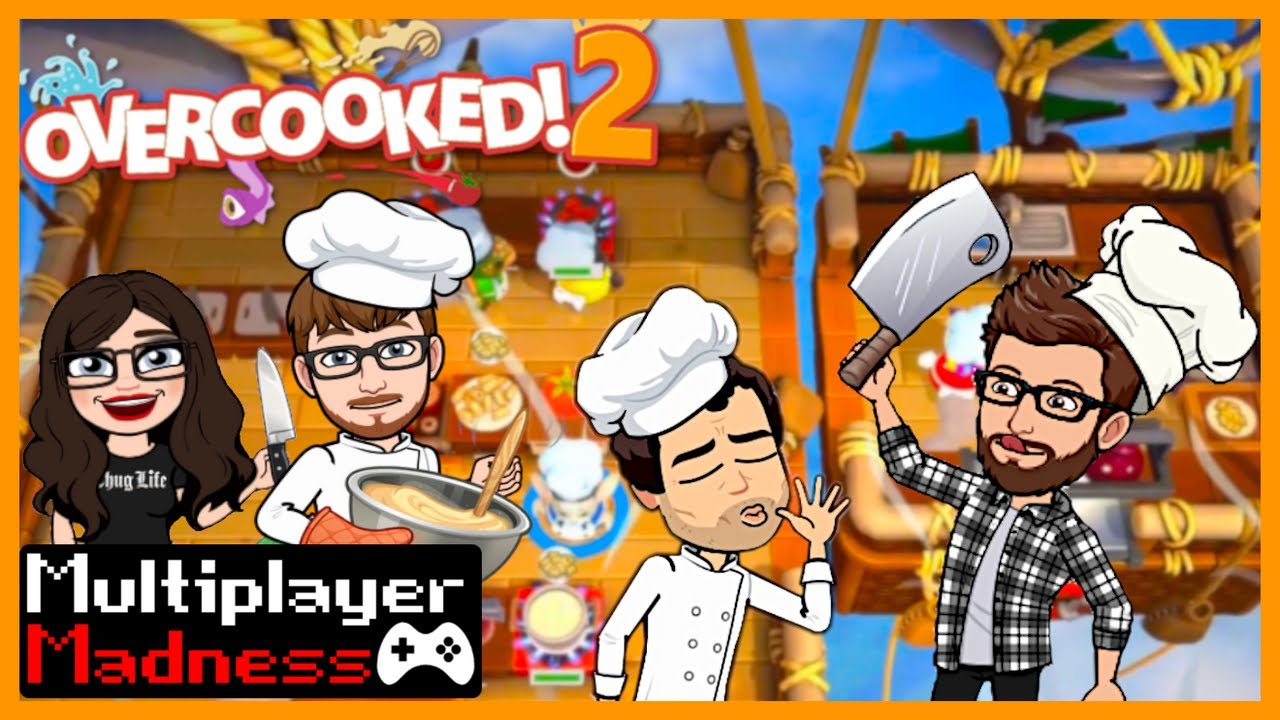 OVERCOOKED 2 (4 Player Co-op Gameplay) - WHERES THE RICE ...