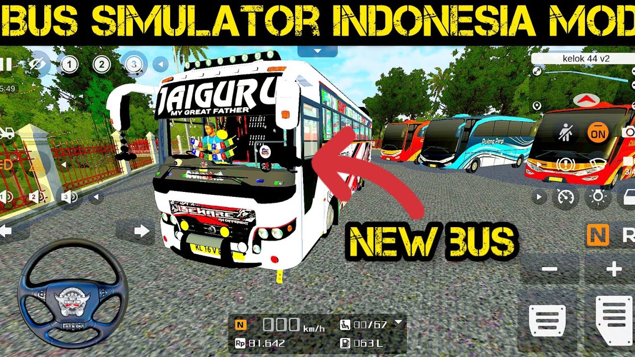 bus simulator Indonesia mod | bus simulator Indonesia | new bus mod ...