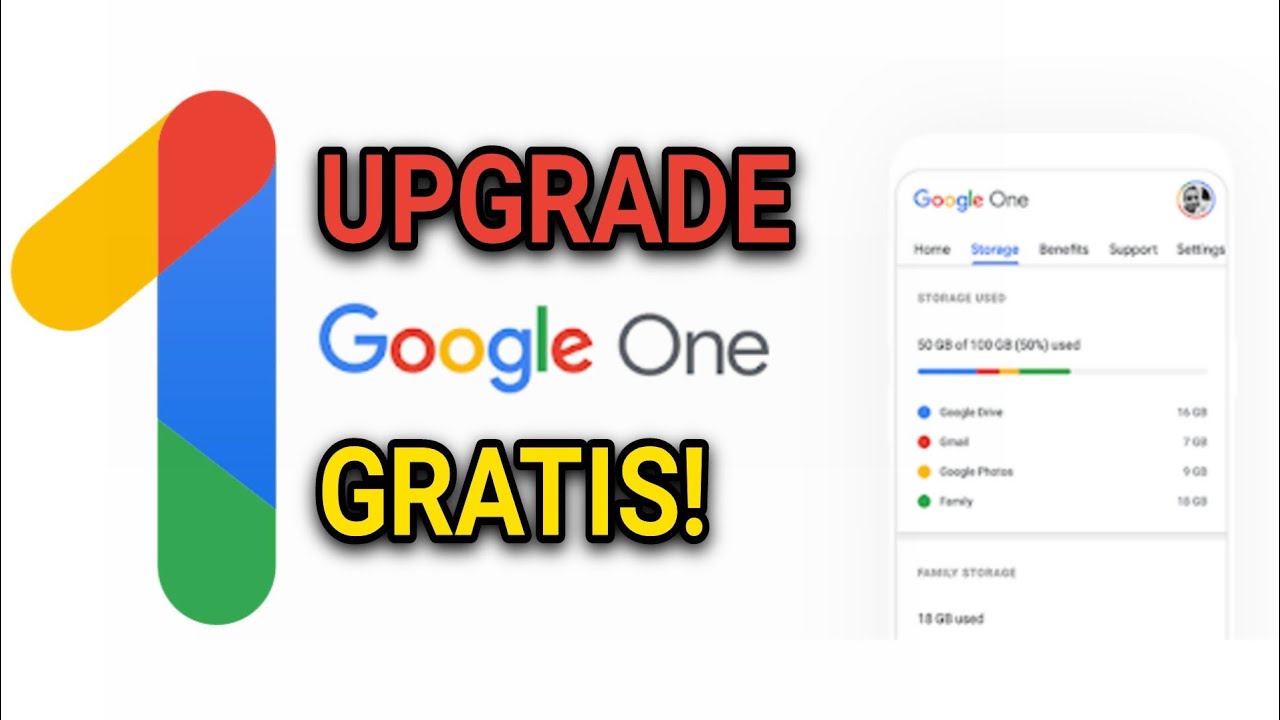 CARA UPGRADE GOOGLE ONE TANPA BAYAR (FITUR UNLOCKED) - YouTube
