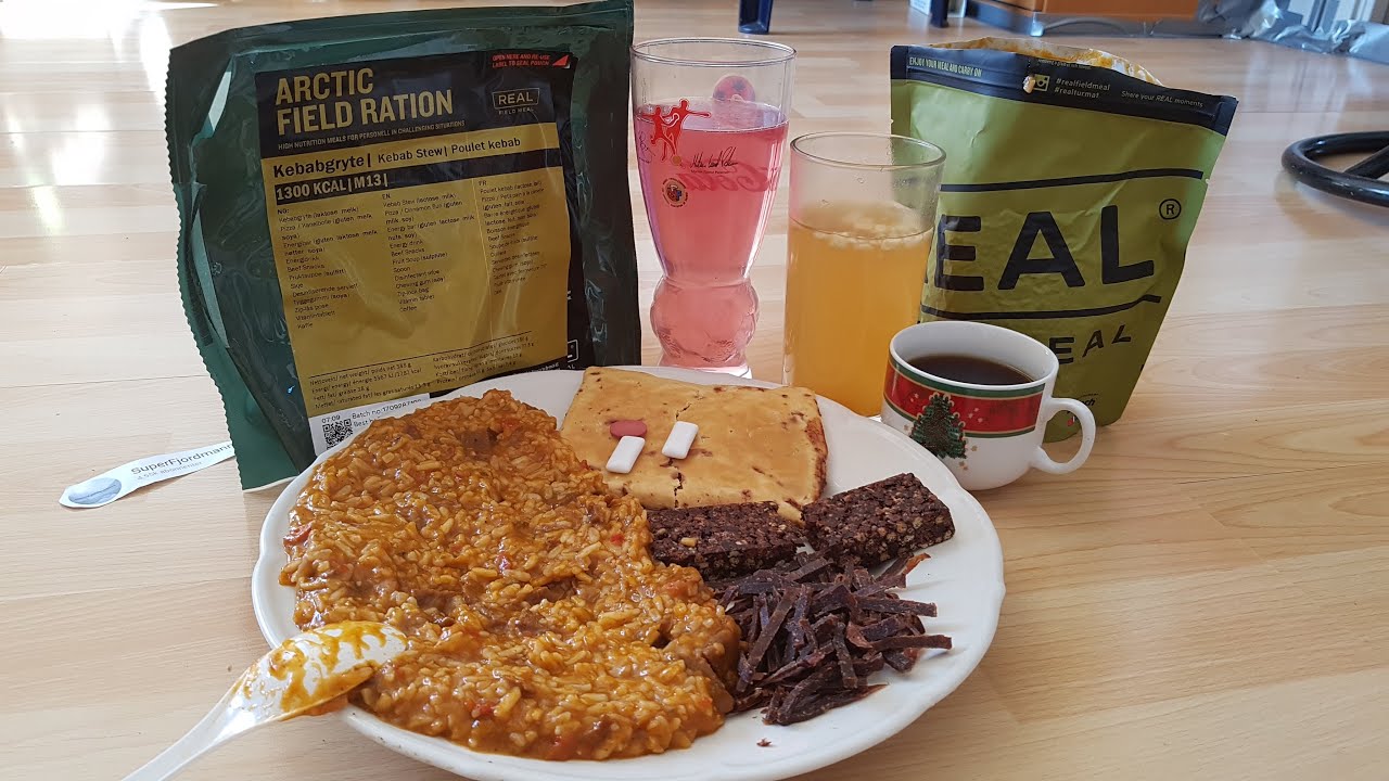 Norwegian MRE Arctic Field Ration Menu 13: Kebab Stew - YouTube