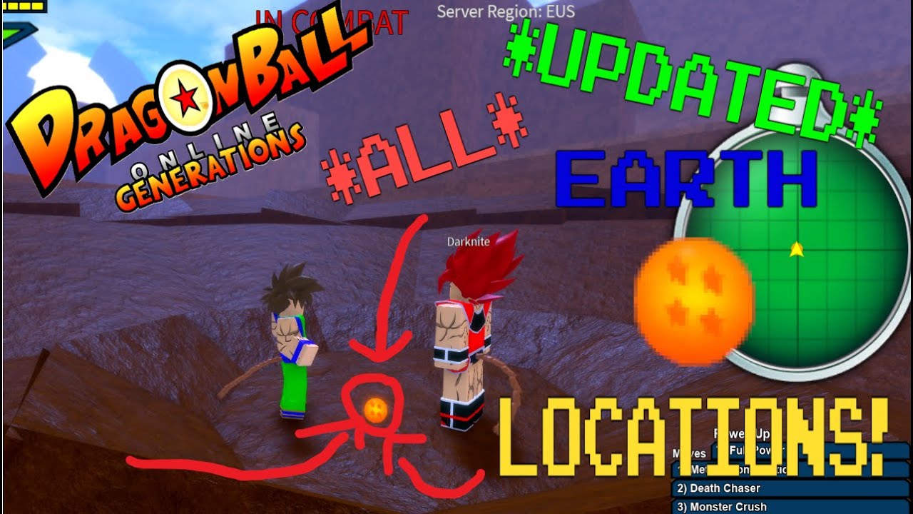 [[DBOG] - *UPDATED* ALL EARTH DRAGONBALL LOCATIONS SHOWCASE | 2021 ...