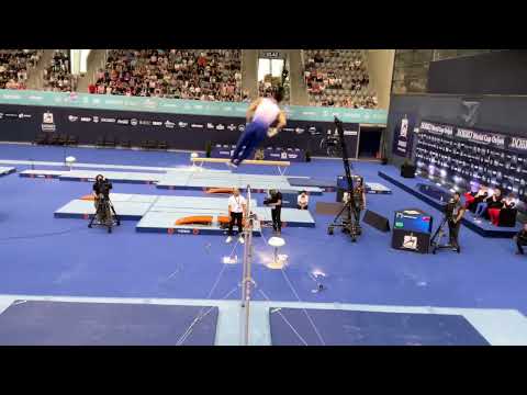🔥2024 Osijek Artistic Gymnastics World Cup Horizontal BarChia-Hung TANG ...