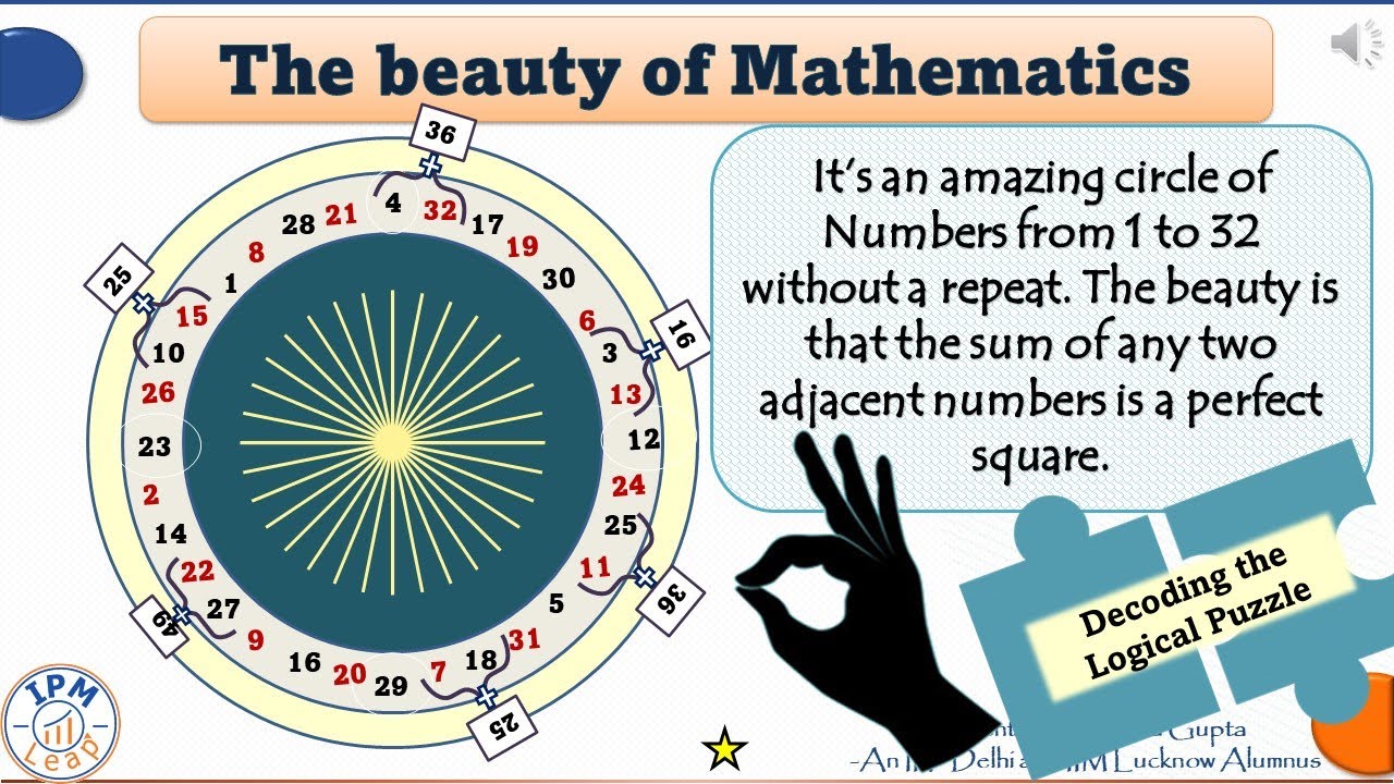 Beauty of Mathematics- Circle from 1 to 32 - DECODED - YouTube