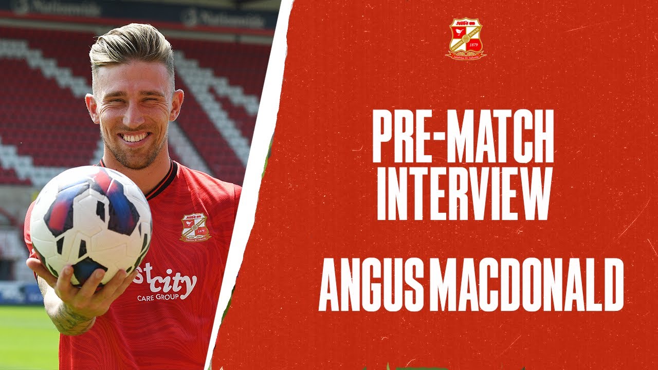 Angus MacDonald | Swindon Town vs Crewe Alexandra | Pre-match Interview ...