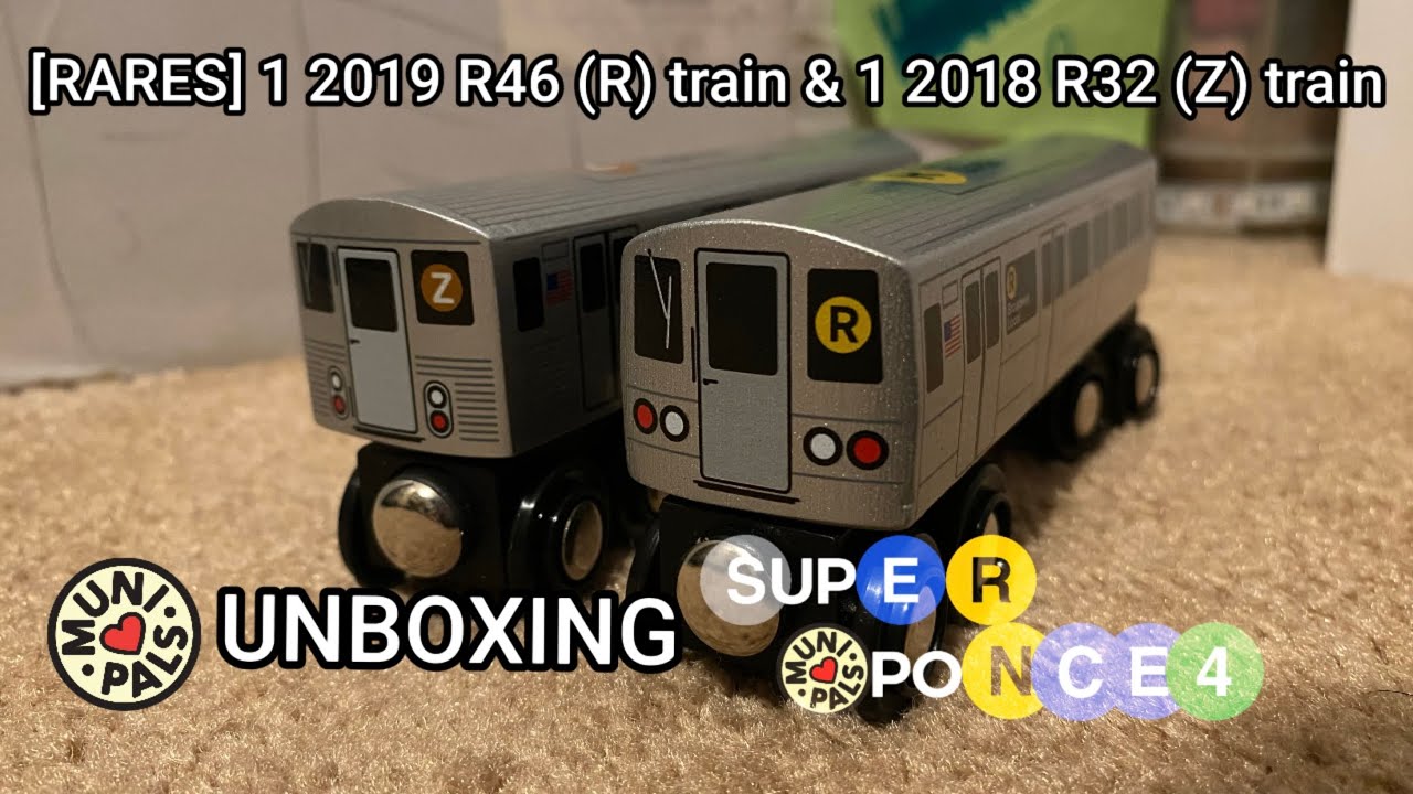 Munipals Unboxing - [RARES] 1 2019 R46 (R) train & 1 2018 R32 (Z) train ...