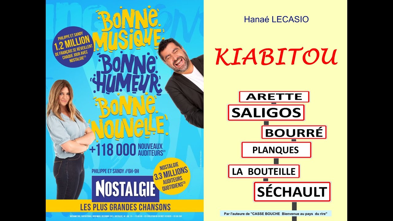 Hanaé Lecasio - Radio Nostalgie - Kiabitou - Philippe et Sandy - YouTube