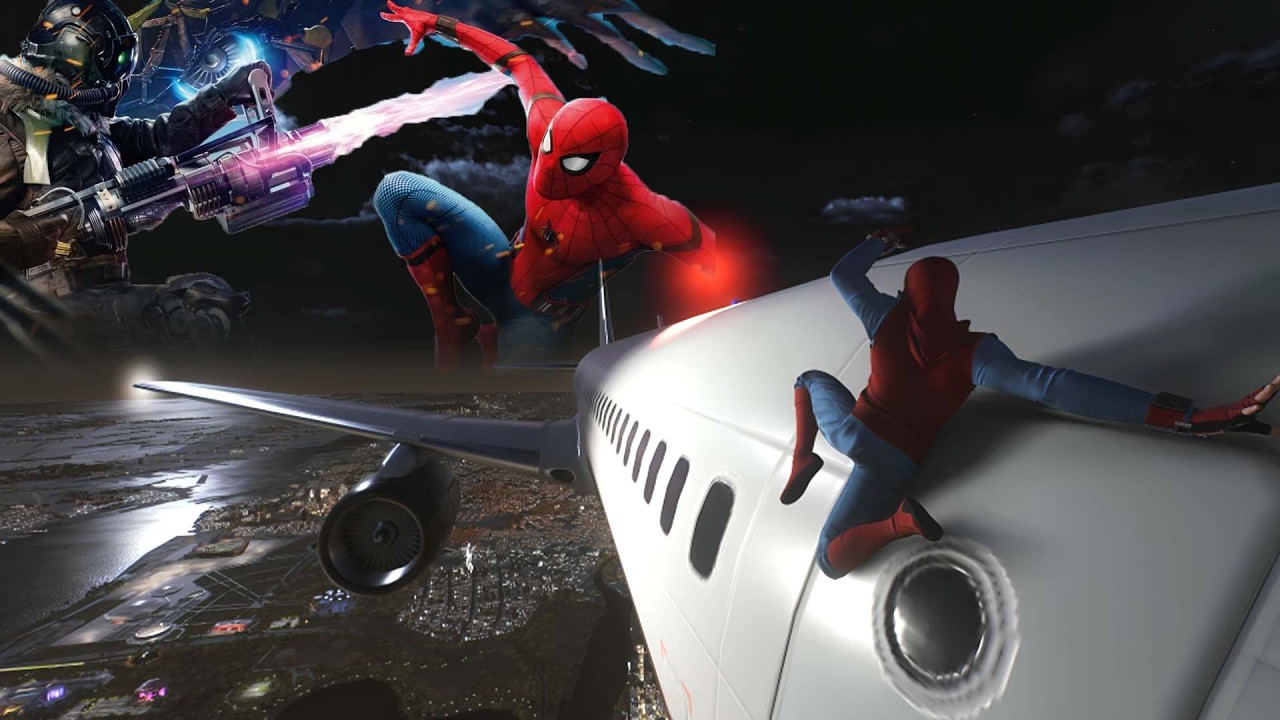Spider-Man Homecoming | Epic Spiderman Action Scene 🕷️🔥| Action Movie ...