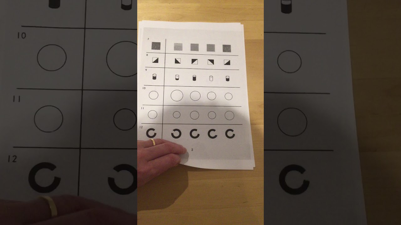Visual Efficiency Scale - Barraga - YouTube