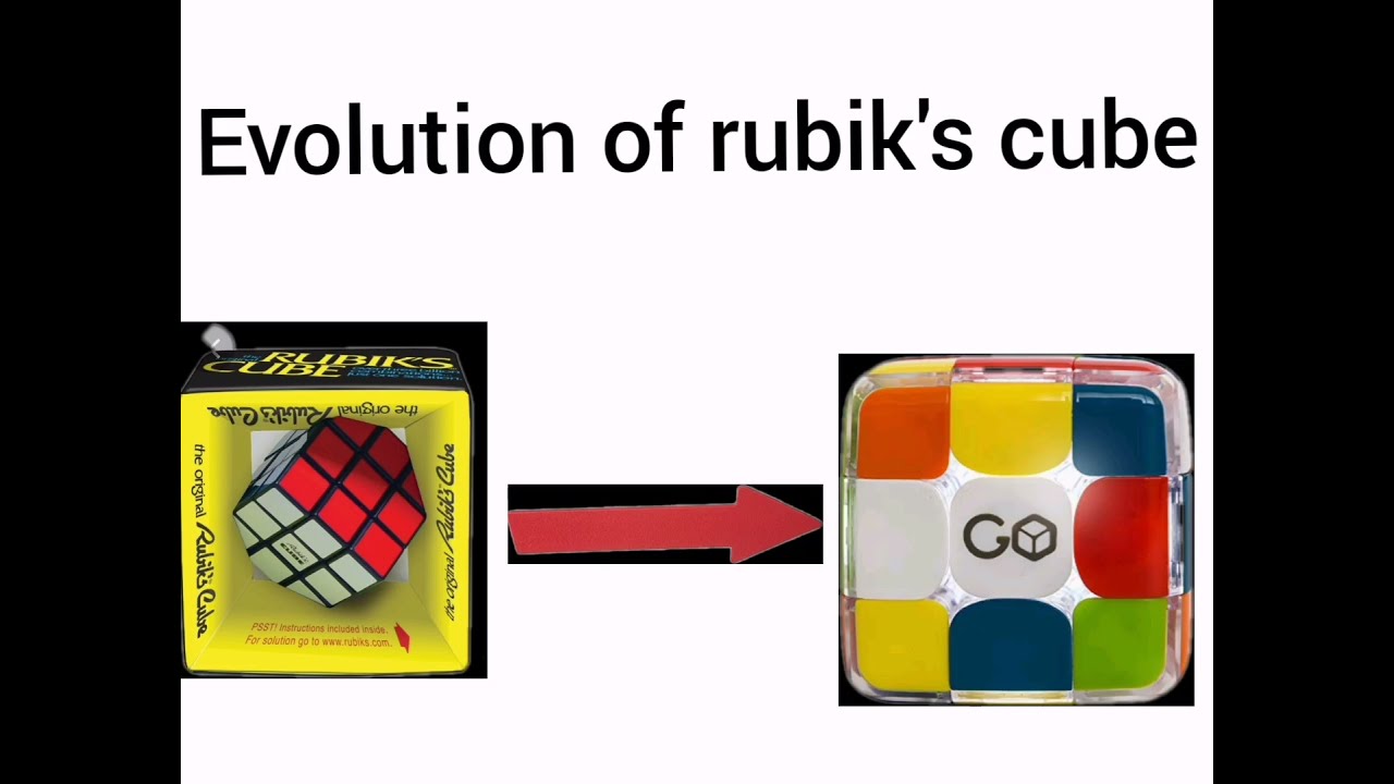 Evolution of rubik's cube - YouTube