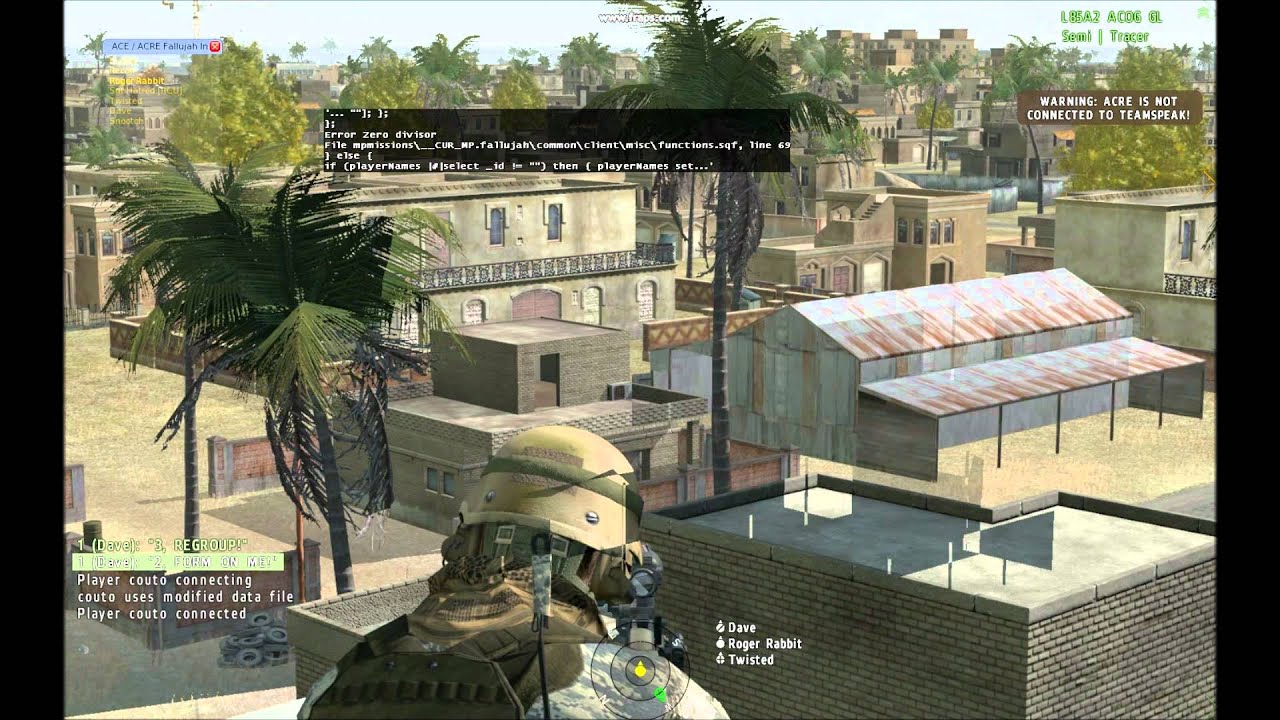 ARMA 2 Fallujah Insurgency Ground and Apache Assault Part 2 - YouTube