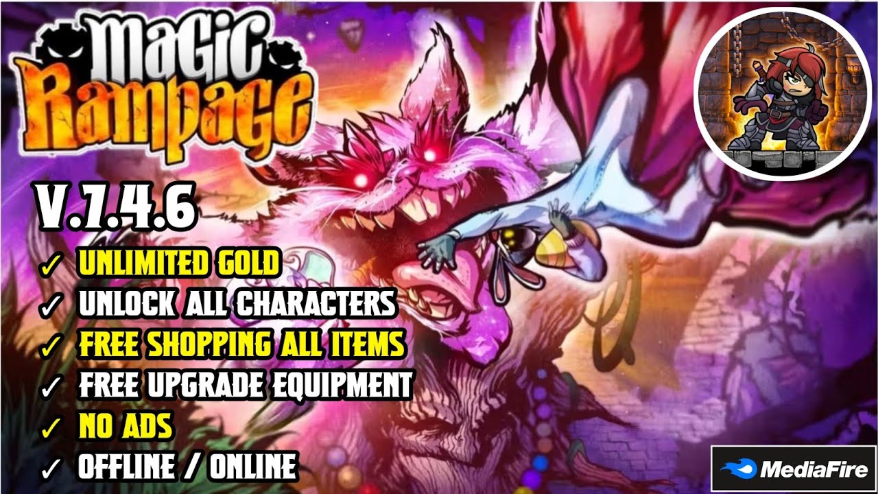 UPDATE ‼️ MAGIC RAMPAGE MOD APK VERSI TERBARU 7.4.6 ( UNLIMITED GOLD ...