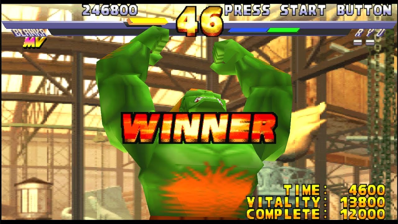 Street Fighter Ex2 Plus Blanka Youtube