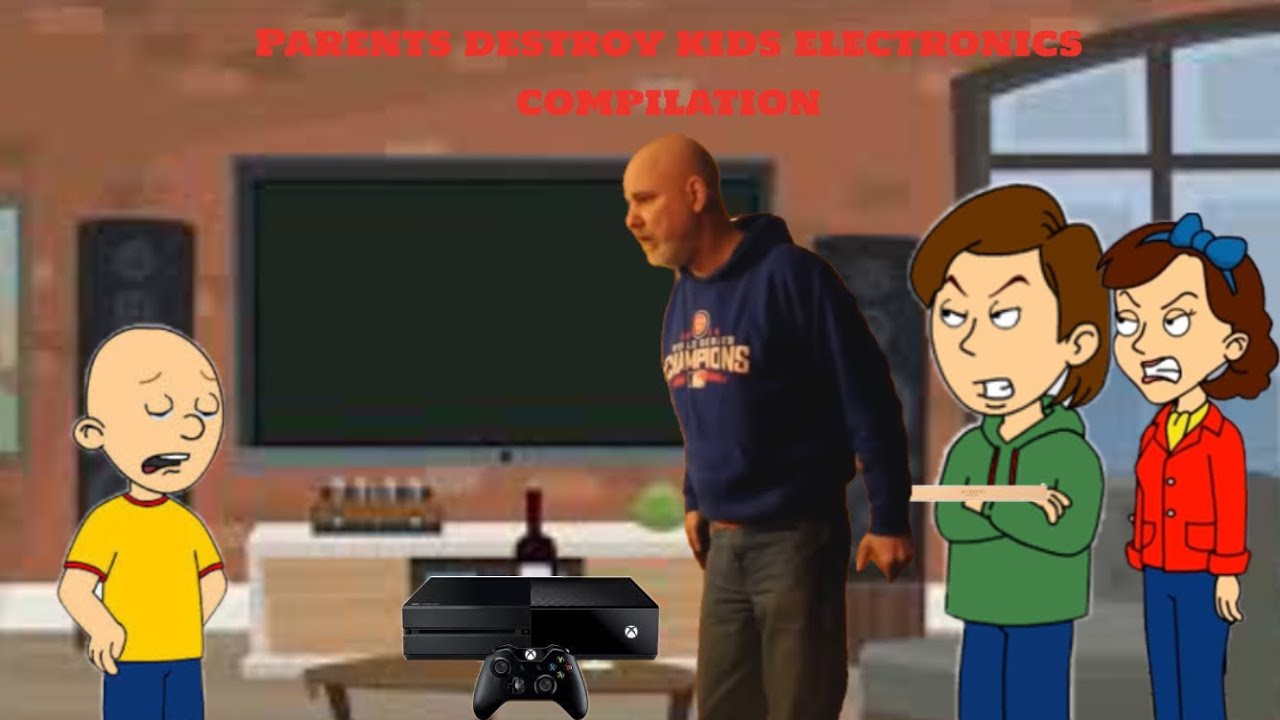 Parents destroy kid electronics compilation 1 - YouTube