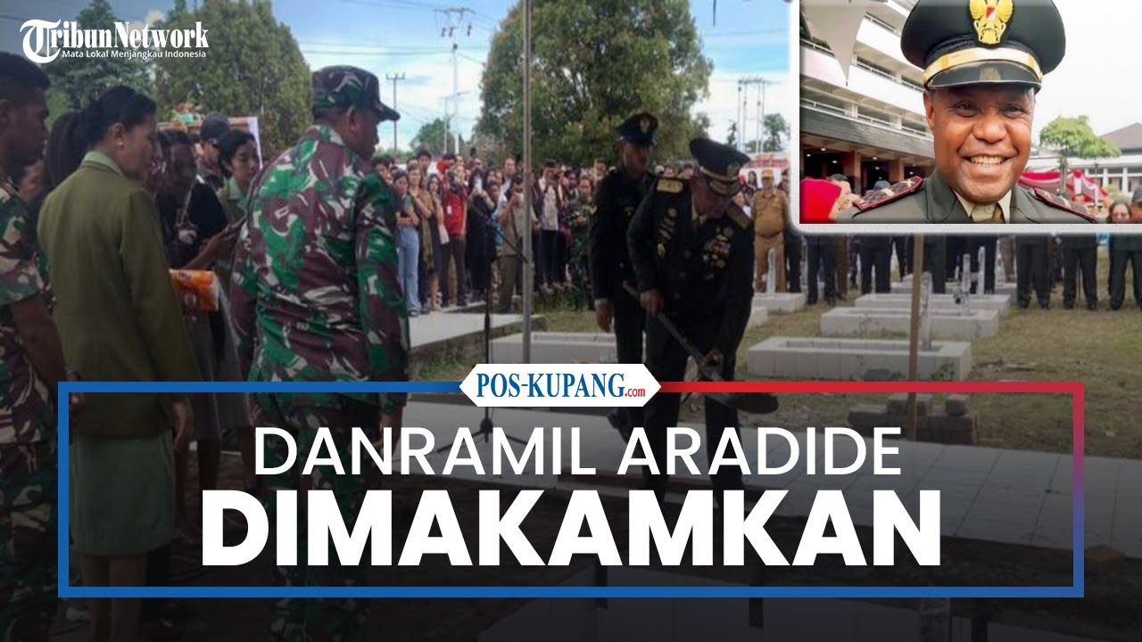 Danramil Aradide Dimakamkan di TMP Nabire - YouTube