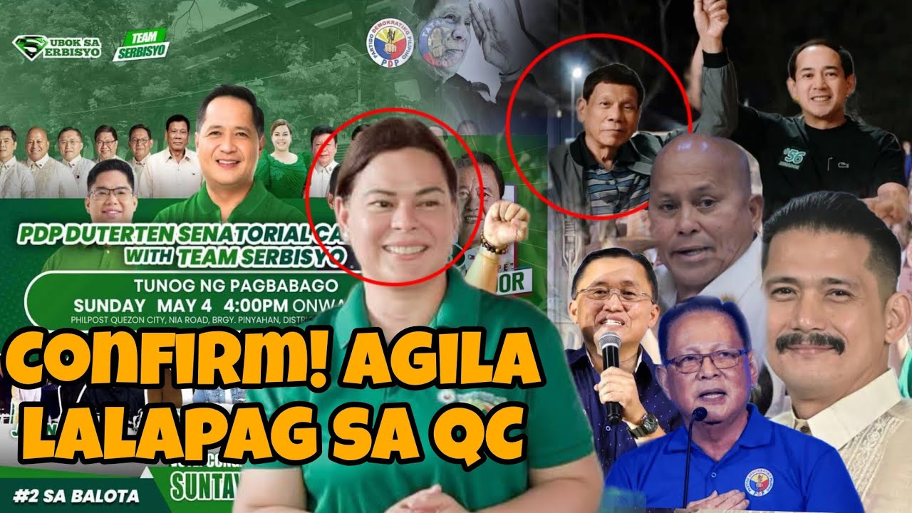 Agila Lalapag sa QC PDP DuterTen Grand Rally NCR Sobrang Daming tao ...