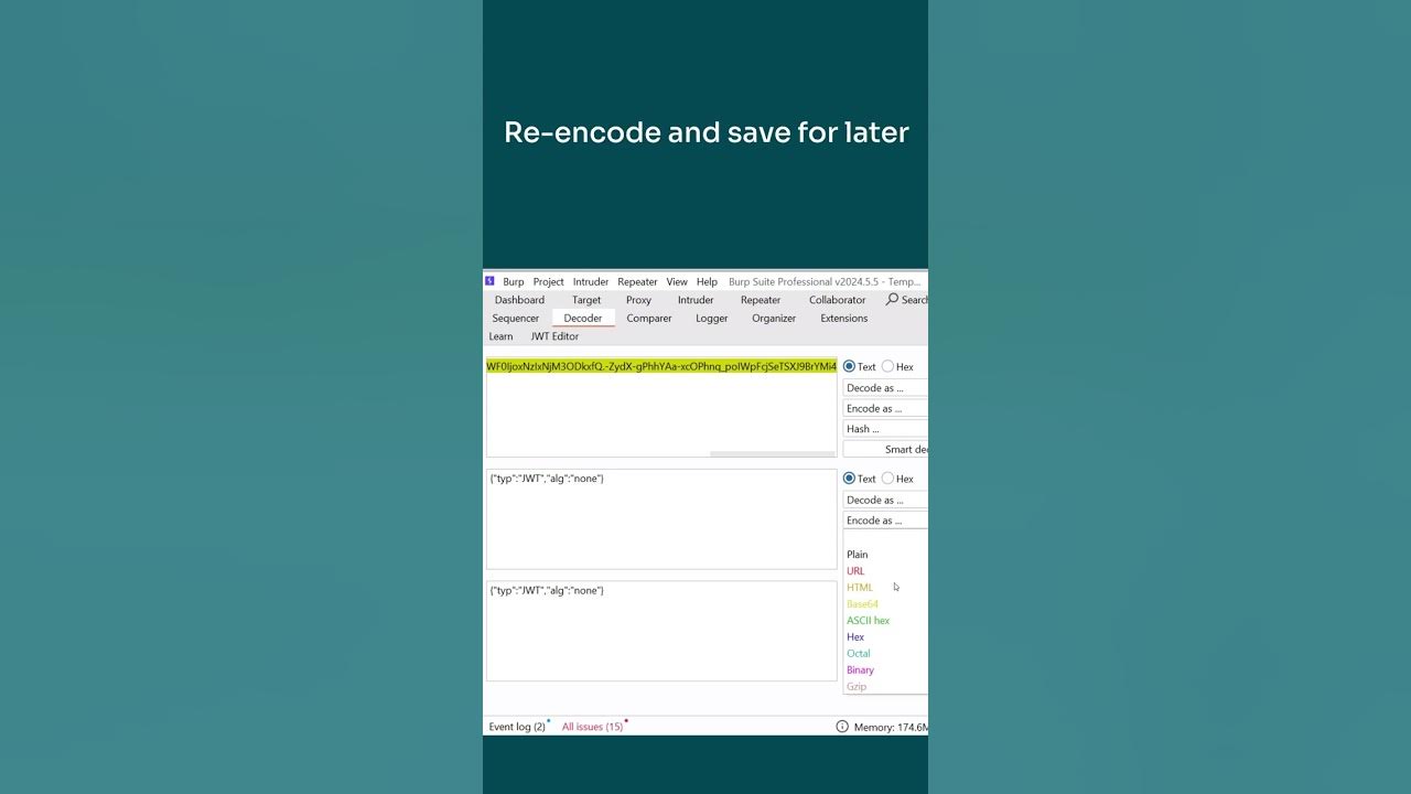 How to attack JWT tokens - 'None' Algorithm - YouTube