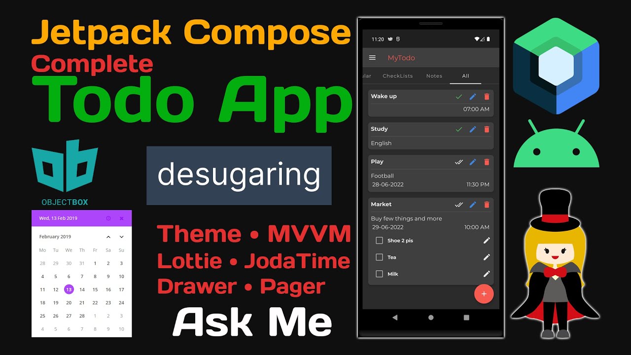 Complete Todo app in Jetpack Compose Android - YouTube