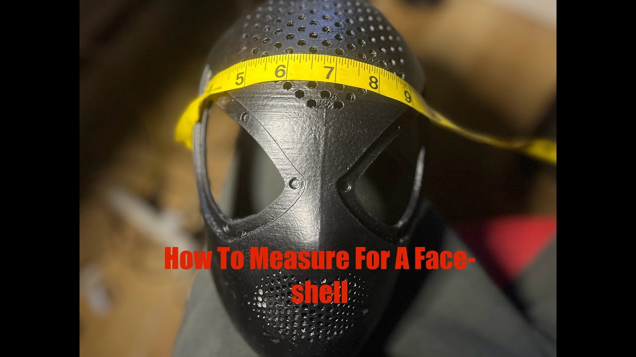 How to Measure For a Face Shell (while using Cura) - YouTube