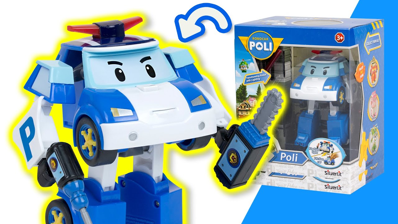 Robocar POLI | Transforming Robot DELUXE | Toy Review | Playing with ...