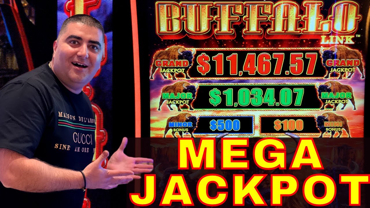 My LARGEST JACKPOT On Buffalo Link Slot Machine - Almost GRAND JACKPOT ...