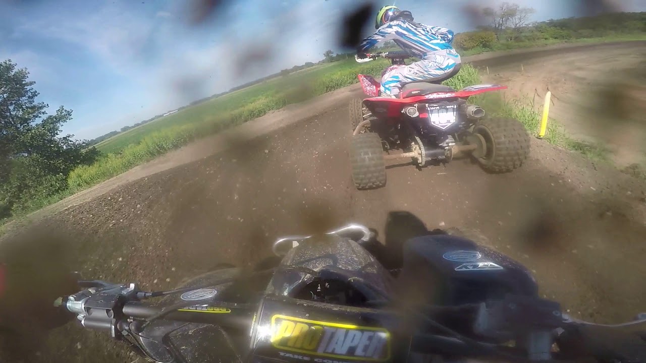 8-20-17 Log Road MX, GLMX Quad Moto 1 - YouTube