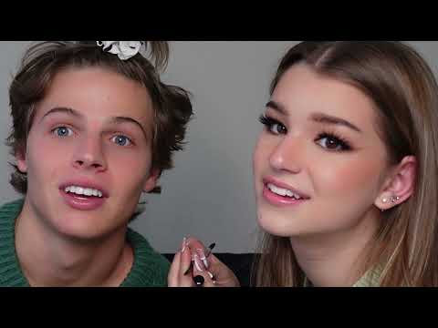 sassy girlfriend on her period does boyfriends makeup
