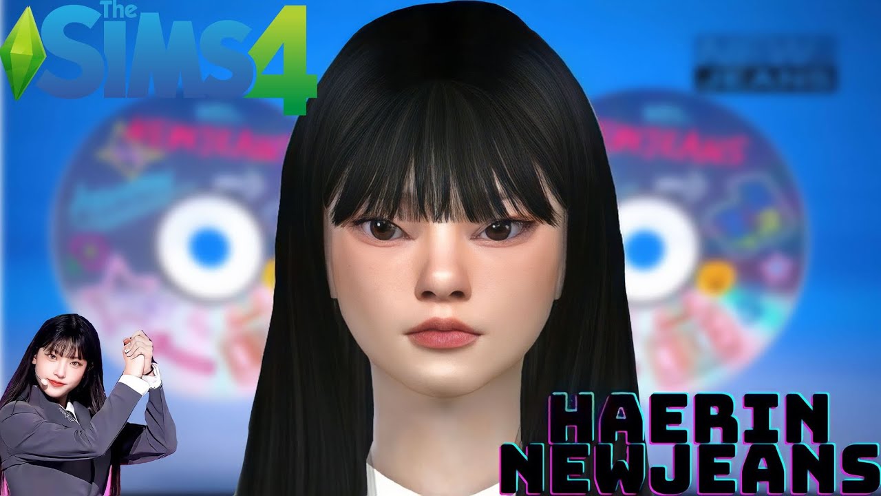 The sims 4 (เดอะซิมส์4) : CAS :🐇HAERIN NewJeans : Cookie🐇 (cc lists ...