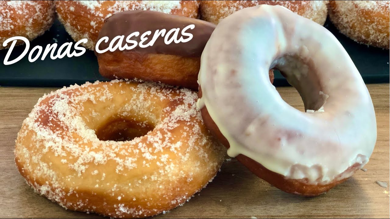 DONAS CASERAS SUAVES Y ESPONJOSAS + GLASEADO FÁCIL Y ECONÓMICO ...