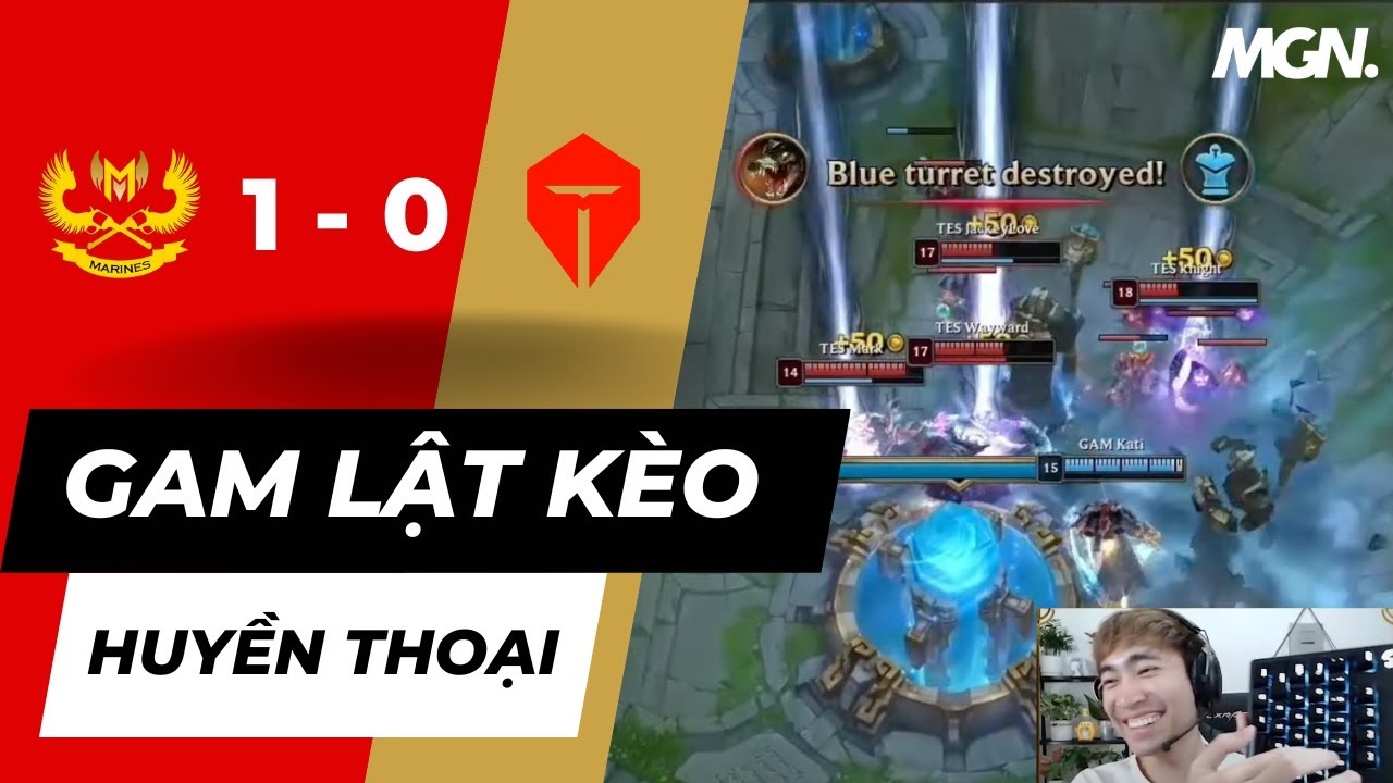Gam vs TES | Pha Lật Kèo Ngoạn Mục Của Gam - Gạt Giò TES | MGN Esports ...