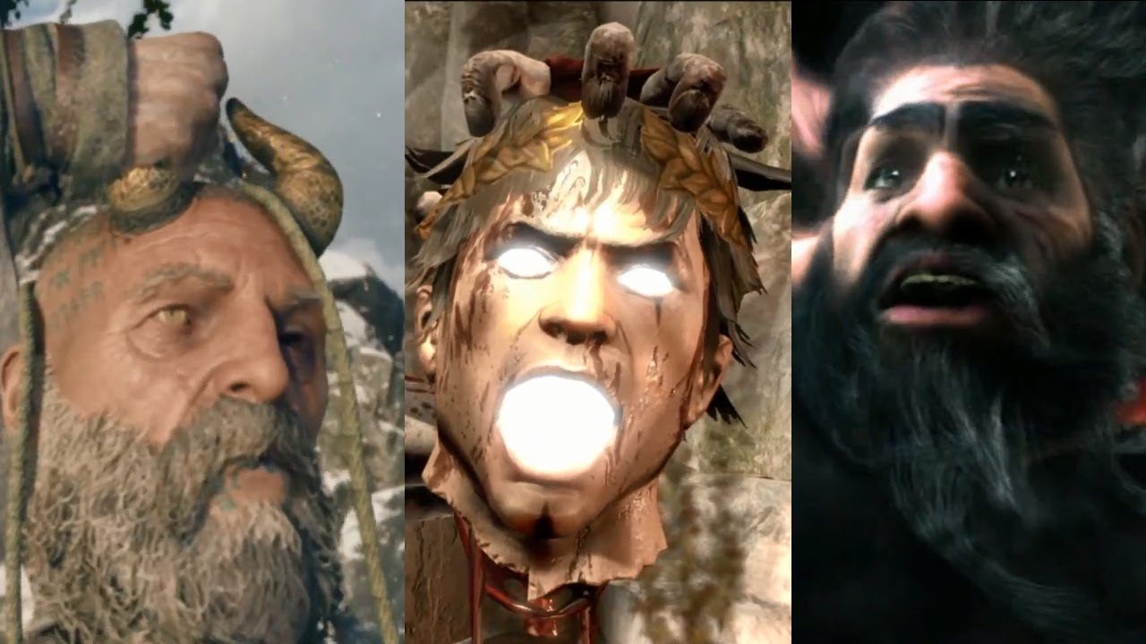 All Characters Kratos Beheaded And Their Reaction God Of War Series ...