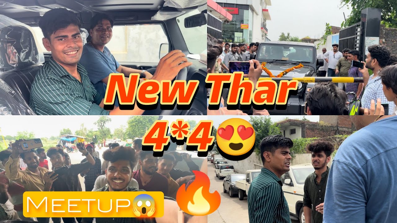 Taking delivery Of New Mahindra Thar🥳 ||@SaurabhRathoreVlogs ️ ...