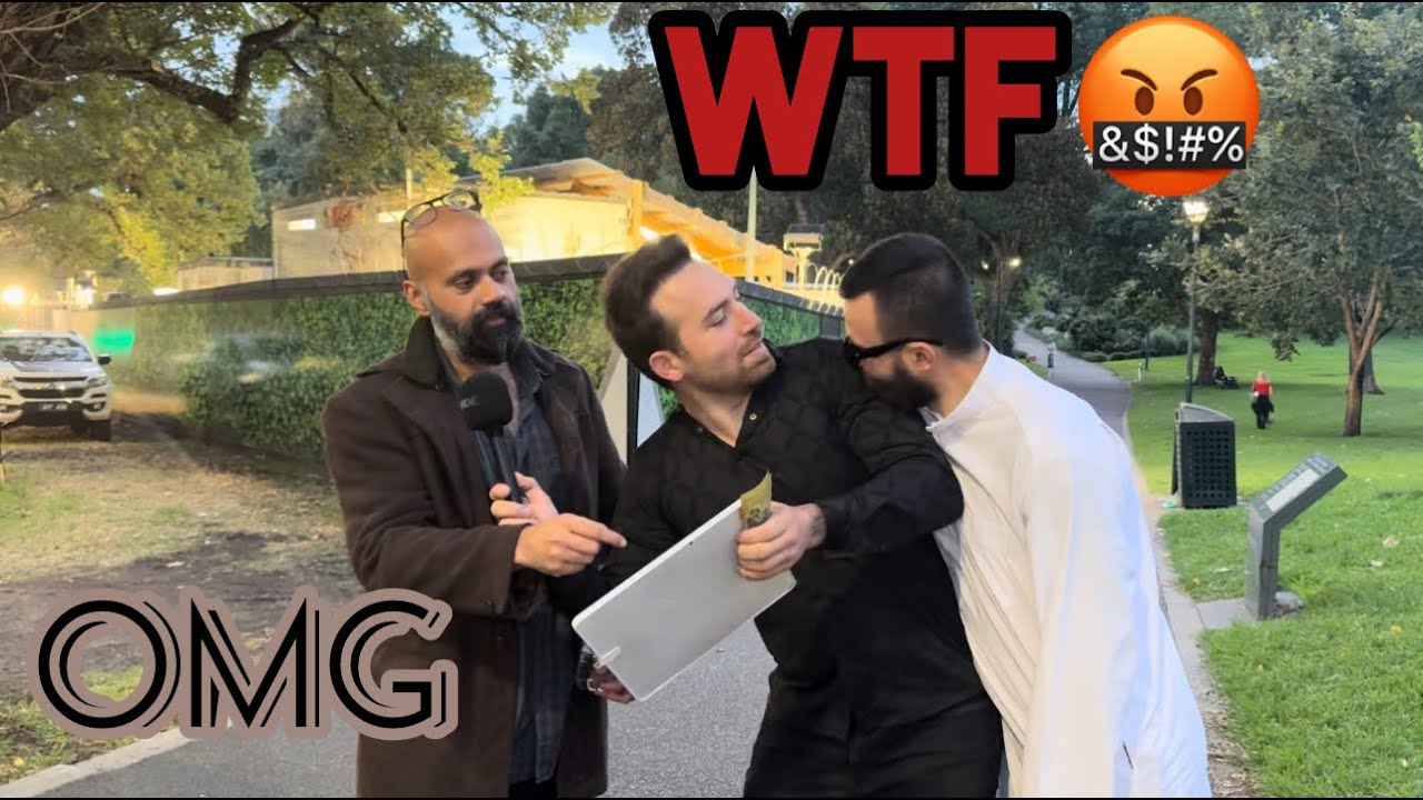 Arab man Interrupted Interview Prank. Best Prank of 2024.Things got out ...