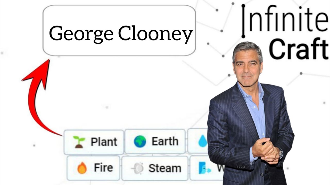 How to make George Clooney in infinite craft | infinity craft - YouTube