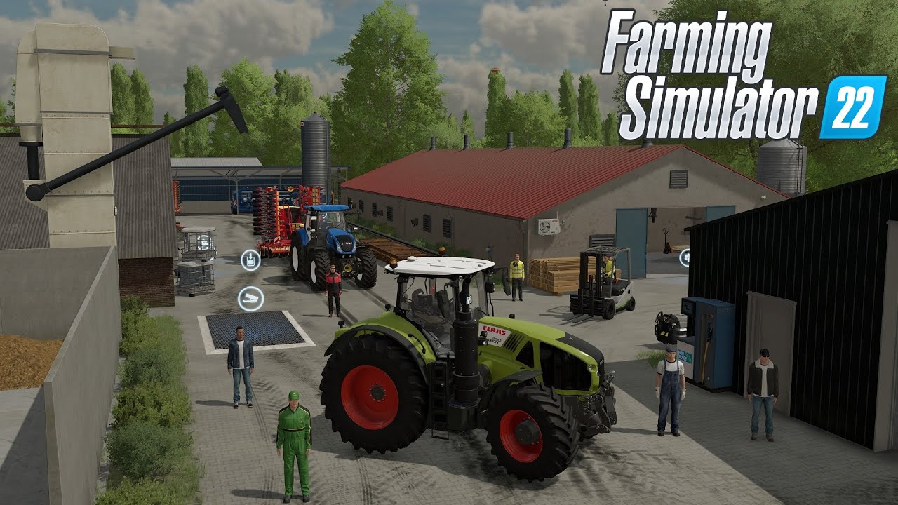 NIEUWE BGA BOUWEN EN DRUIVEN + BLOEMEN!? - Farming Simulator 22 {G29 ...