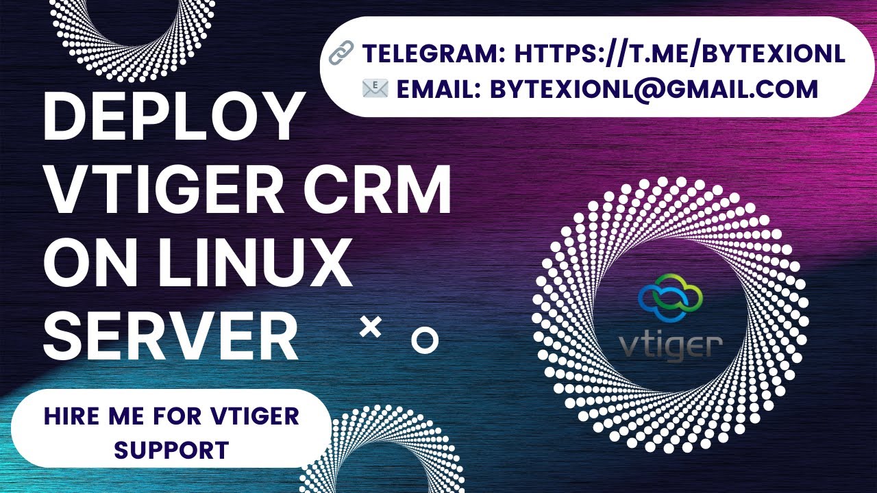 Vtiger CRM Expert for Configuration and Deployment support with super fast delivery - YouTube
