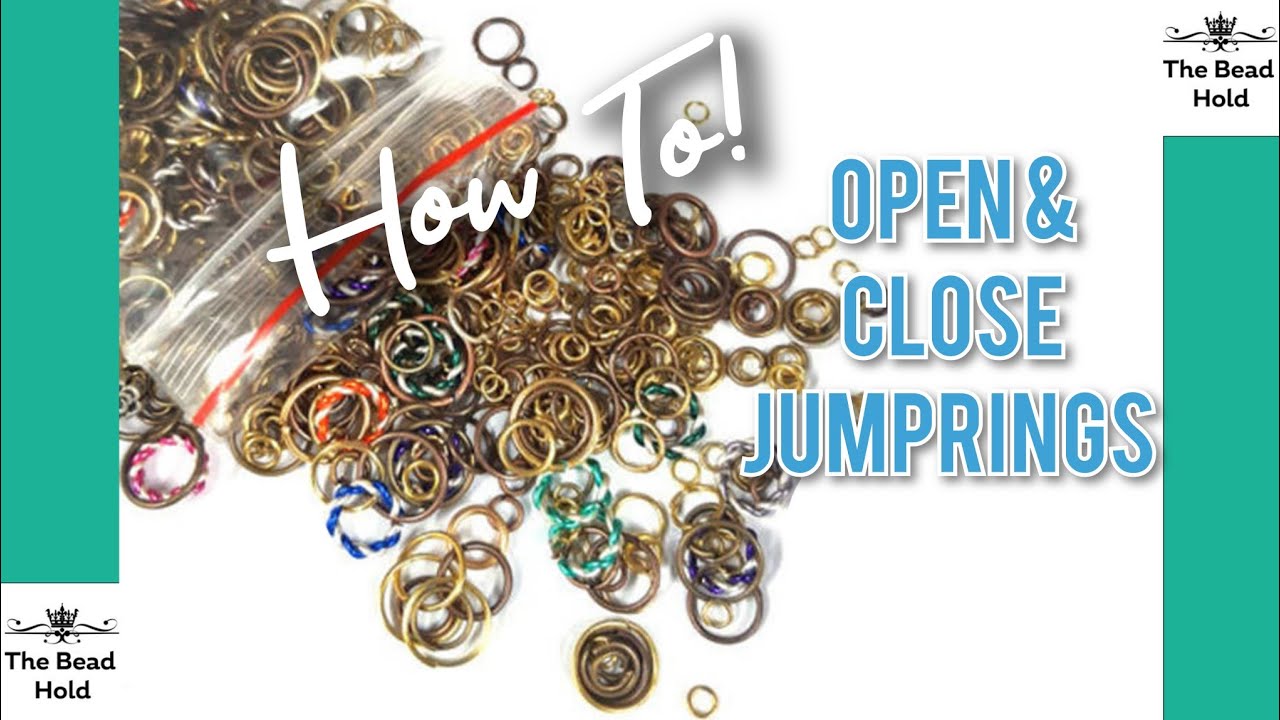 How to open and close a jumpring. - YouTube