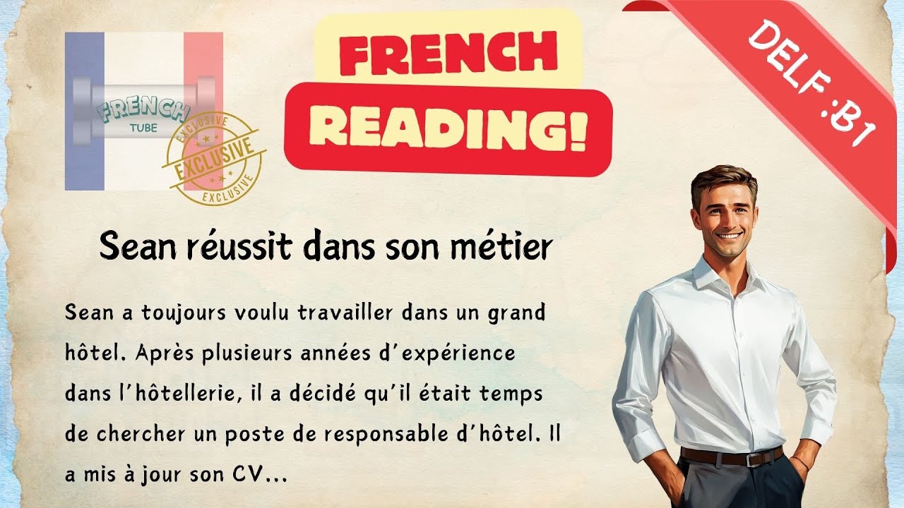 IMPROVE TO UNDERSTAND French with a Simple Story | DELF B1 B2 | French ...