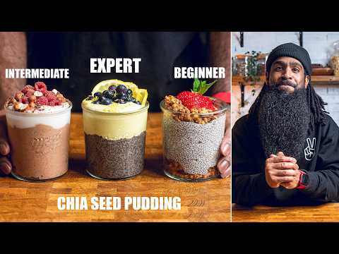 Chia Pudding SHOWDOWN: Which Recipe Reigns Supreme? (Beginner/Intermediate/Expert) | Vegan Breakfast