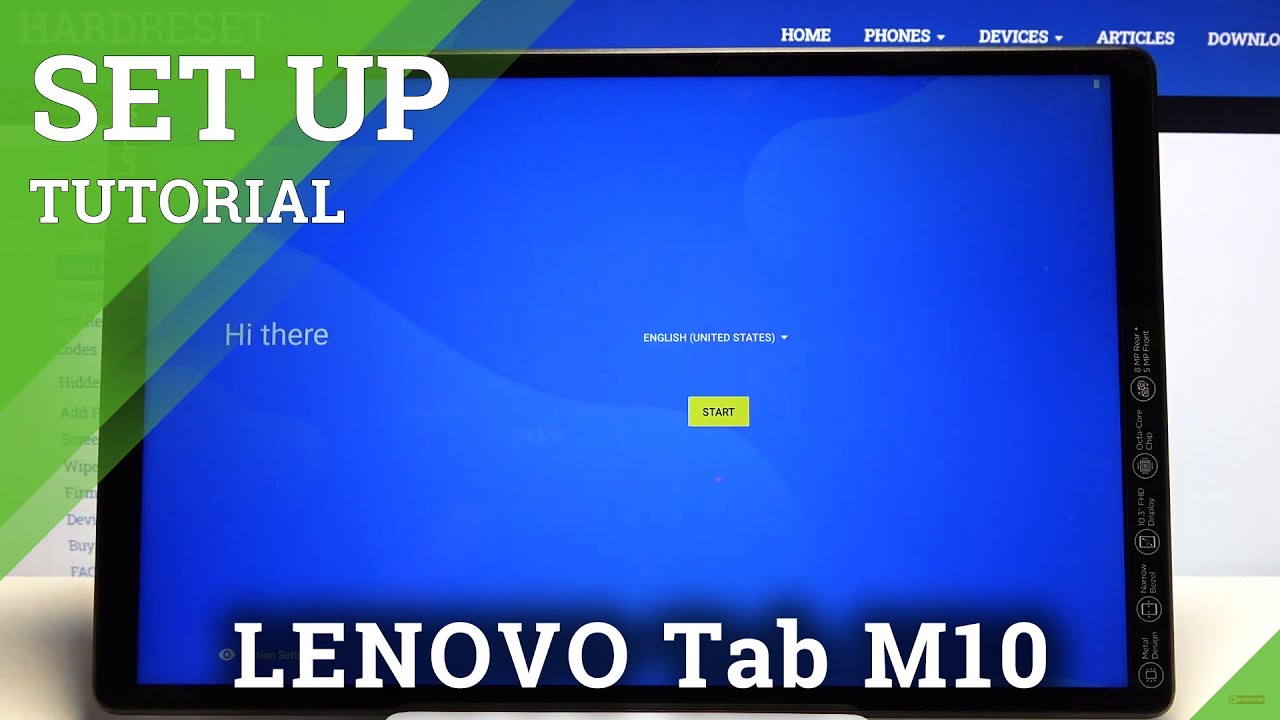 How to Set Up LENOVO Tab M10 – Activation Process - YouTube
