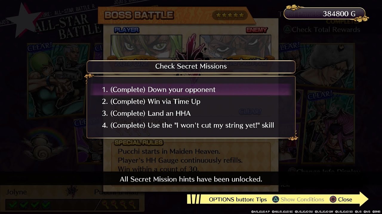 JoJo's Bizarre Adventure: ASBR - Stone Ocean | [BOSS] Jolyne vs. Pucchi ...