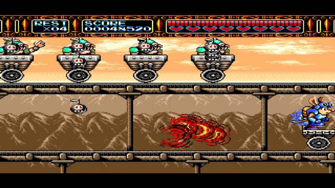 Rocket Knight Adventures - Stage 2 - YouTube