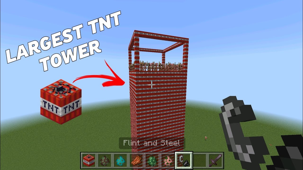 MOST BIGGEST TNT TOWER IN MINECRAFT ll DESTROY ALL - YouTube