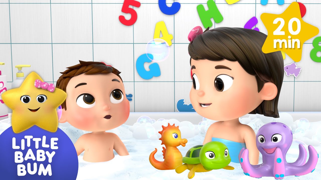 Search and Find Bath Time | 20 Mins Baby Song Mix | LittleBabyBum ...