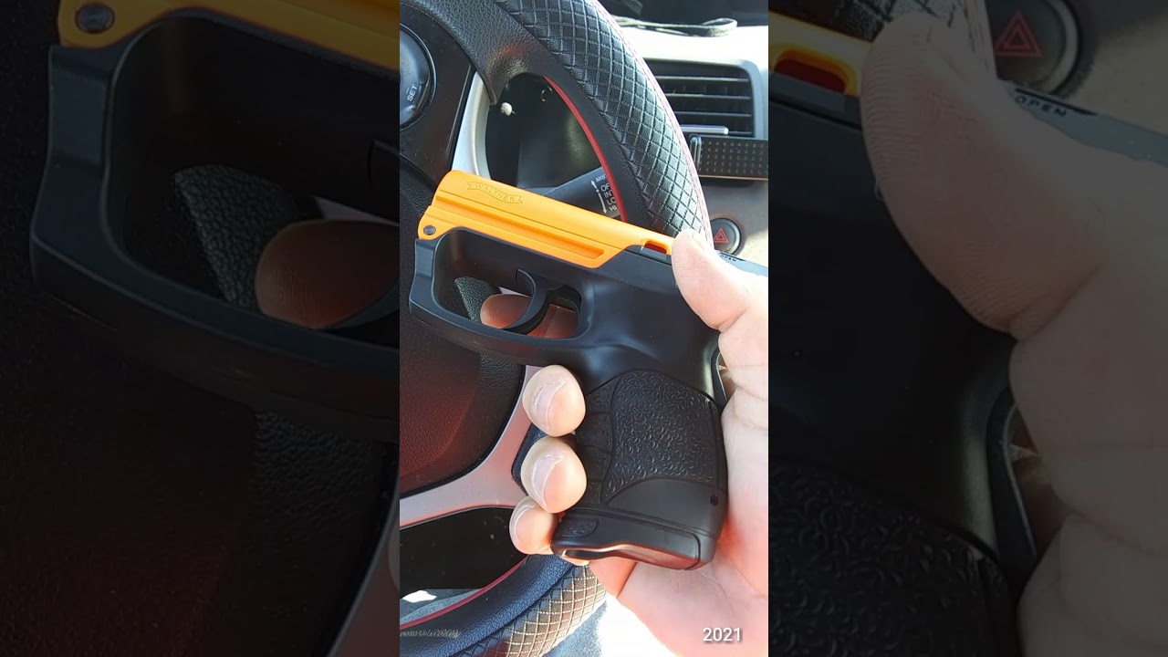 SABRE Aim & Fire Pepper Gel With Trigger & Grip Deployment System - YouTube