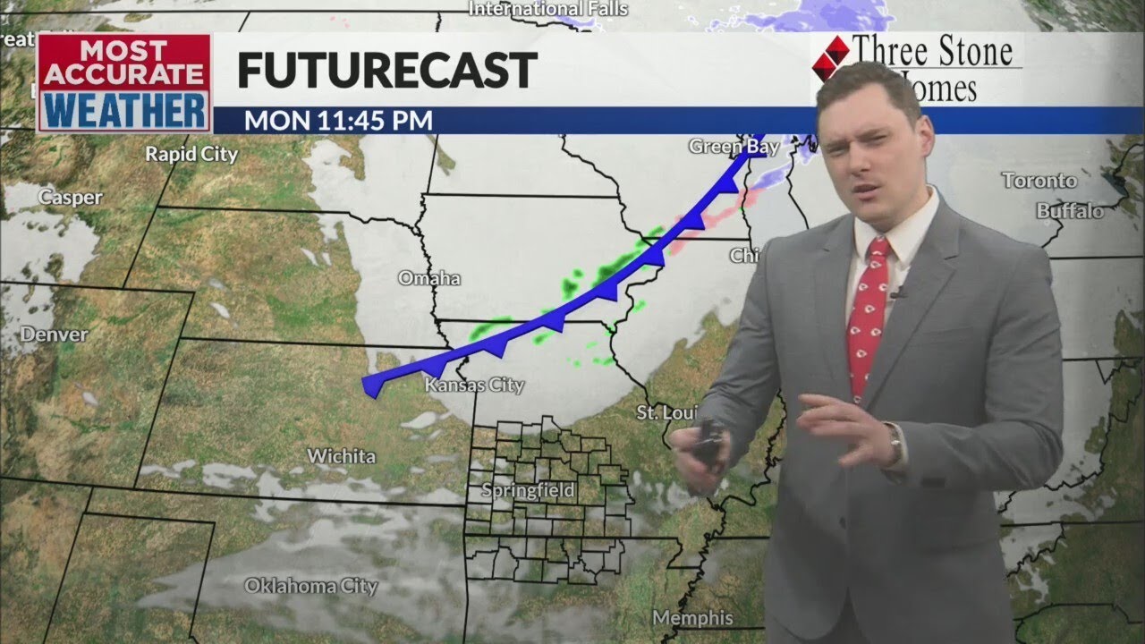 Atmopsheric ridge locking warm temperatures in place - YouTube