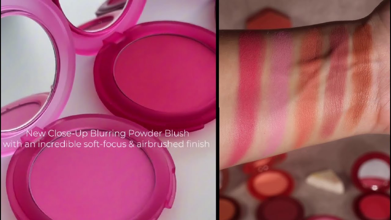 Nabla Close-Up Blurring Blush [Swatches] - YouTube